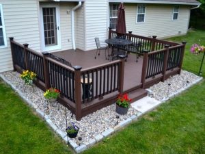 10 Best Wood Deck and Stone Patio Combination Ideas