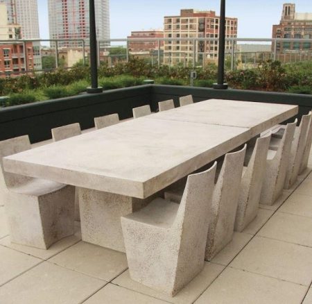 27 Modern Concrete Dining Table Ideas